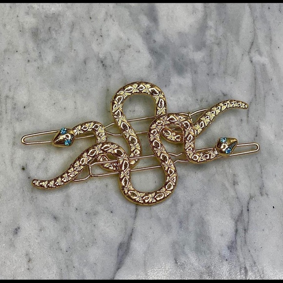 Accessories | Gold Snake Hair Pins | Poshmark
